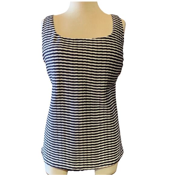 Lands' End | Swim | Lands End Tankini Top Modest Swimsuit Size 8d Navy ...